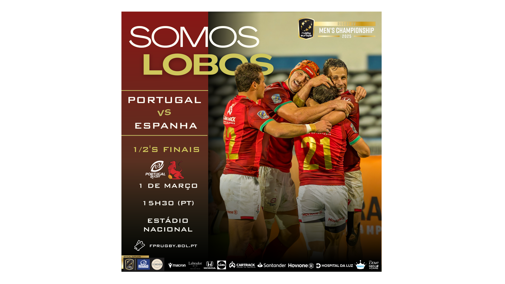 PORTUGAL RUGBY - PORTUGAL DEFRONTA ESPANHA NA MEIA-FINAL DO REC 2025